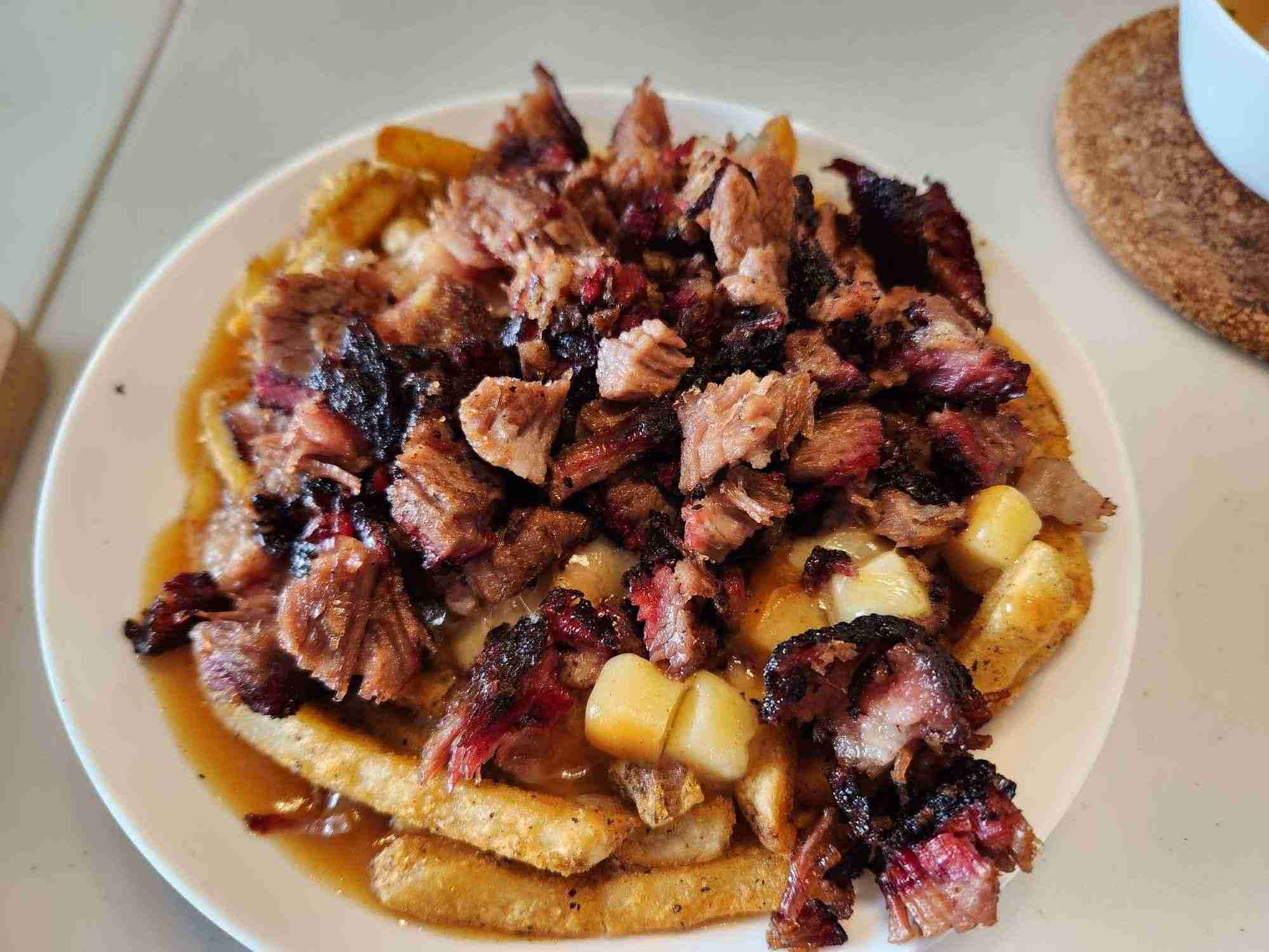 The Ultimate Snack: Smoked Brisket and Smoked Gouda Poutine - Stonevy Blog